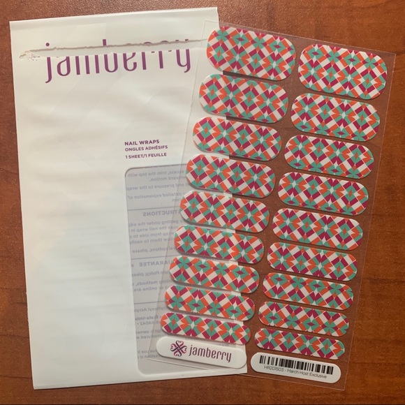 Jamberry | Makeup | B3g Jamberry March 215 Hostess Wrap Full Sheet ...